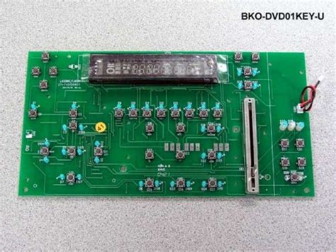 Pcb Left Control Assembly All Numark Spare Parts Bko Dvd01key U