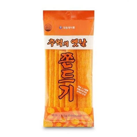 옛날간식 추억의 쫀드기 115g 쫀디기 옛날쫀듸기 추억 홈플러스 택배배송