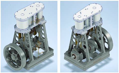 Isometric Views Of The Simplified Assembly Front View Left And Rear Download Scientific