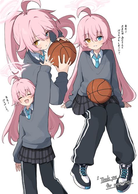 Yoimura Hoshino Blue Archive Blue Archive Black Footwear Commentary Request Commission