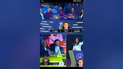 Ipl Auction Camran Green 25 20 Cr Youtube