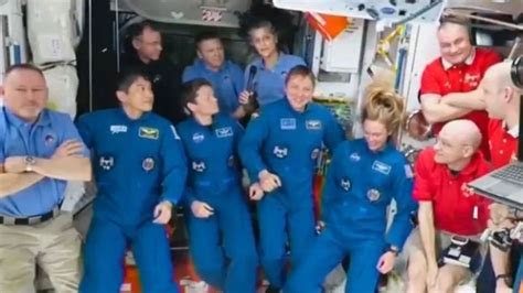 SpaceX Dragon docks with ISS as countdown begins to rescue stranded astronauts - SpaceX Dragon ...