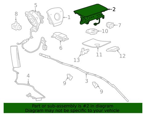 2011 2014 Gm Passenger Air Bag 85522415 Gm