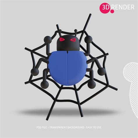 Premium Psd 3d Icon Malware