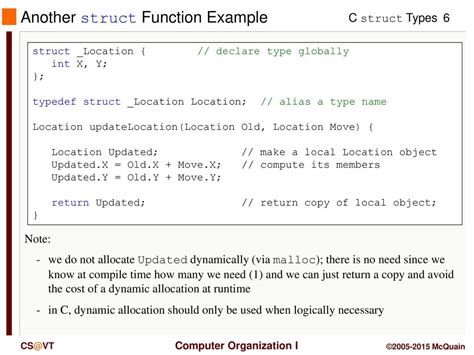 Struct Properties The C Struct Mechanism Is Vaguely Similar To The Java C Class Mechanisms