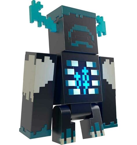 Mattel 마인크래프트 워든 액션 피규어 조명 사운드 및 공격 모드 비디오 게임에서 영감을 받은 수집 티몬