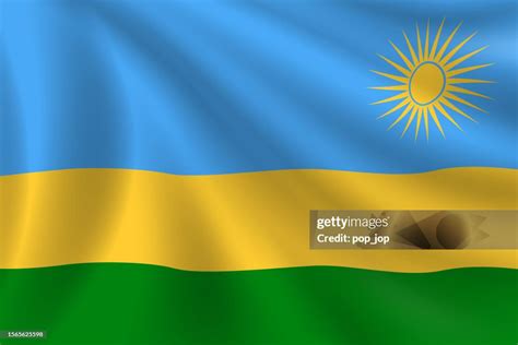 Flag Of Rwanda Rwandan Flag Vector Flag Background Stock Illustration High Res Vector Graphic