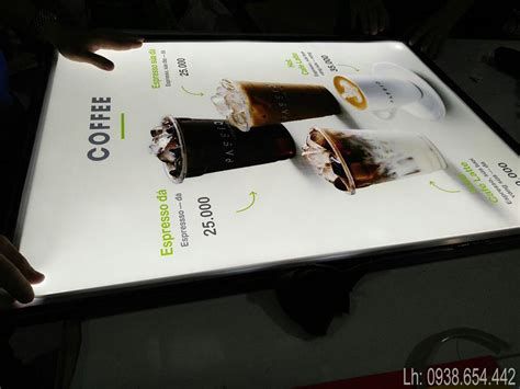 Hệ Thống Menu Board Passio Coffee