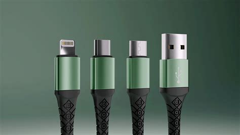 Usb Cables Product Visualization 4 Images Behance