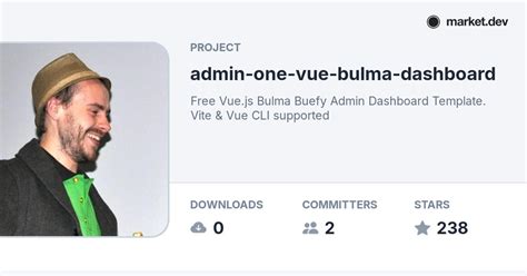 Admin One Vue Bulma Dashboard Ecosystem Directory Marketdev
