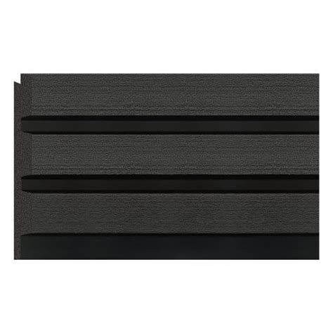 Sulcado Slat Wall Panel Trim 26 5mm X 2600mm X 12mm Right Hand Trim Charcoal