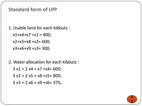 Linear Programming Problem Pptx Agriculture Industries