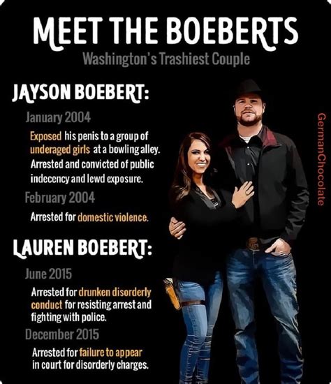 Meet The Trashiest Couple Boeberts Washingtons Trashiest Couple Jayson Exposed His Penis To A