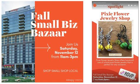 Canopy Fall Small Biz Bazaar Pike And Rose R Rockville