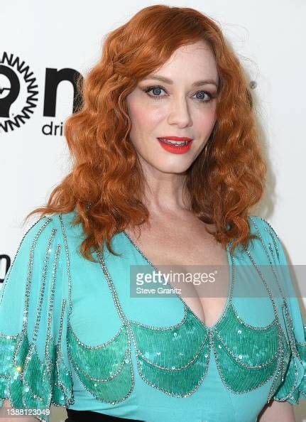 Christina Hendricksarrives At The Elton John Aids Foundations 30th