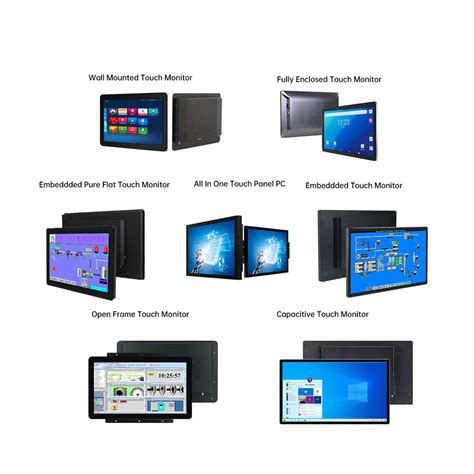 Touchwo Custom Logo Hmi Display Touch Screen Pc Touch Screen Monitor And Industrial Capacitive