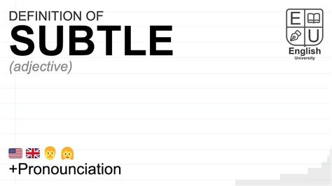 Subtlety Definition