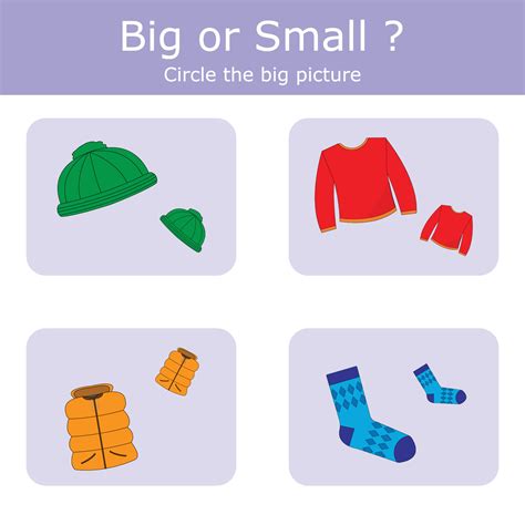Sort Clothes Into Large And Small An Example Of The Opposite Word