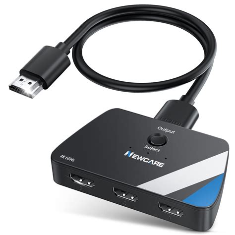 Upgrade Newcare Hdmi Switch 3 In 1 Out 4k60hz Hdmi 20 Switch Upgrade Newcare Hdmi Switch 3 In 1 Out 4k60hz Hdmi 20 Switch