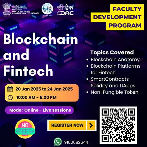 Blockchain Fintech Facultydevelopment Engineeringeducation Fdp