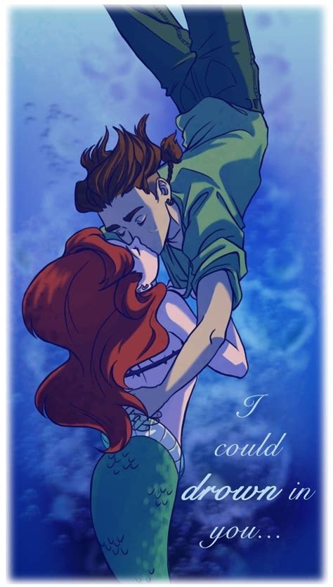 Ariel And Jim Mowgli And Ariel Eric X Ariel Fanart Ariel X Eric Fan Art