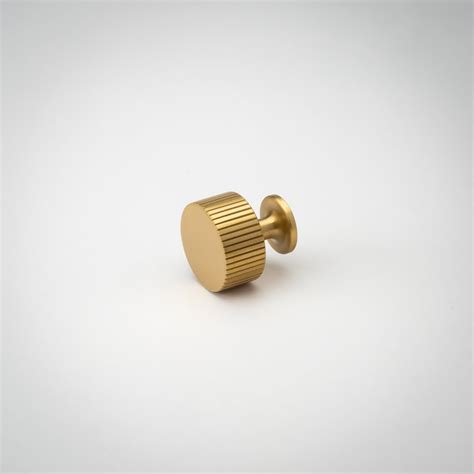 Sunbeam Satin Brass Knob Solid Brass Inspire Hardware