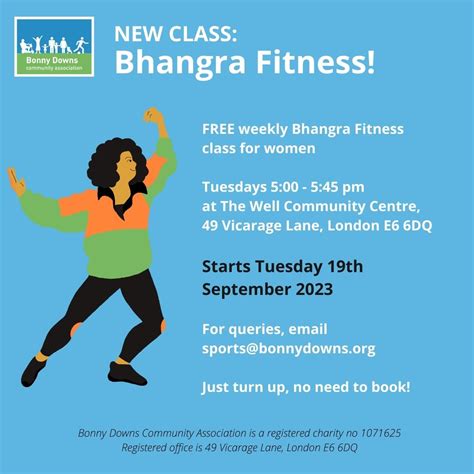 New Bhangra Fitness Class For Women Bonny Downs Community Association