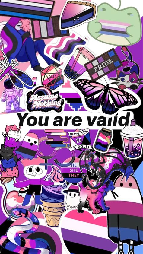 Genderfluid Flag Wallpaper