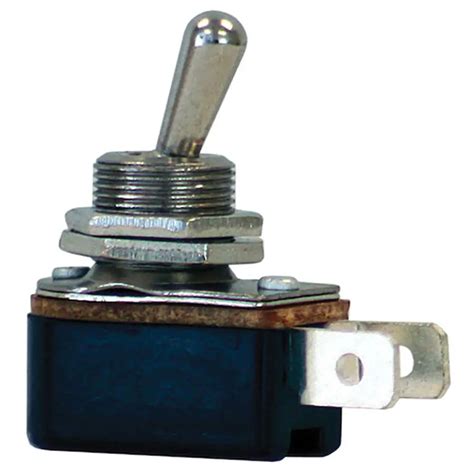 12 Volt Recessed Toggle Switch With 2 Blade Terminals Mill Supply Inc