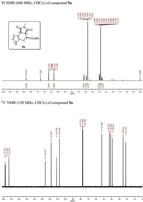 Assign The Proton And Carbon Nmr Spectroscopy For The Molecule Show The Proton And Carbon Nmr
