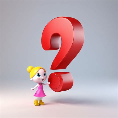 Cute Question Mark Design Stable Diffusion Online