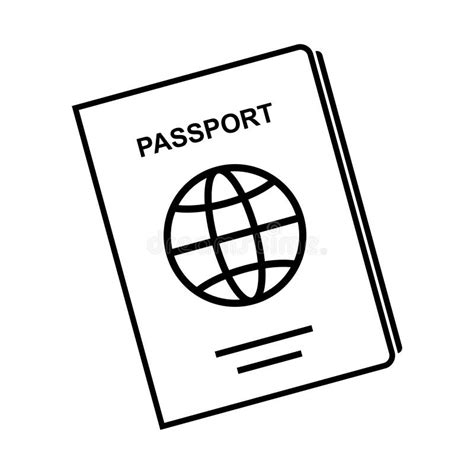 Passport Logo Design Stock Vector Illustration Of Transportation