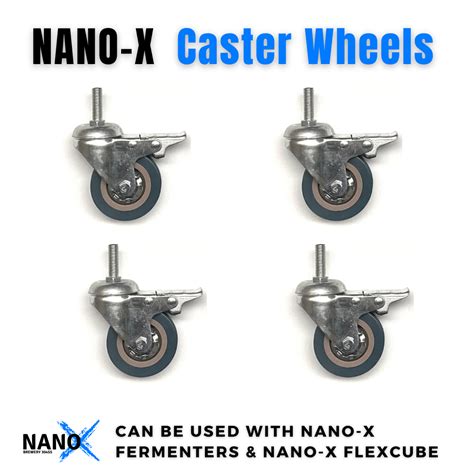 Caster Wheels Suits Nano X Jacketed Unitanks Cheeky Peak Brewery