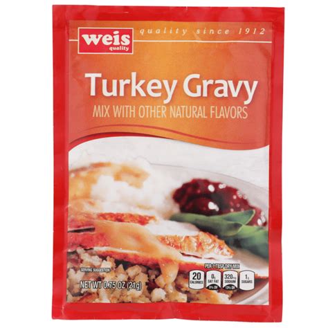 Weis Quality Turkey Gravy Mix 075 Oz Delivery Or Pickup Near Me