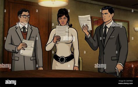 Archer From Left Cyril Figgis Voice Chris Parnell Lana Kane