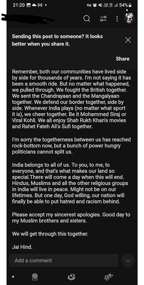 As Indian Hindu Im Very Very Sowwy Rindiadiscussion