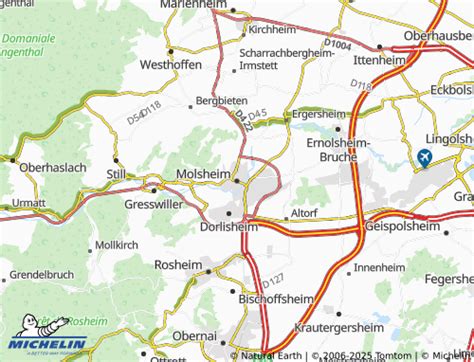 Michelin Molsheim Map Viamichelin
