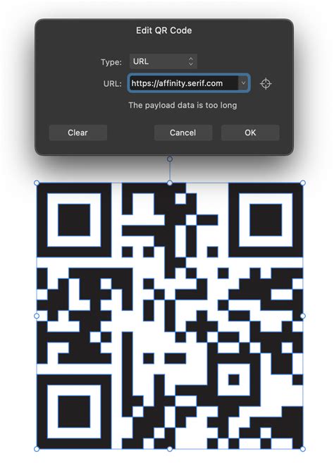 Qr Code Payload Data Too Long Desktop Questions Macos And Windows