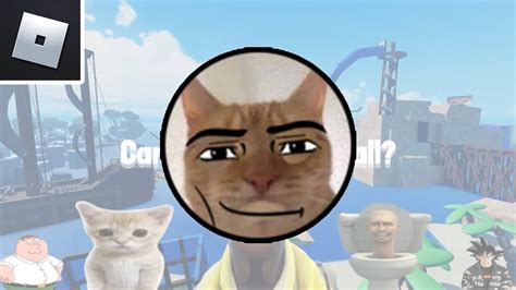 Roblox Find The Memes How To Get Cat With Man Face Badge Youtube