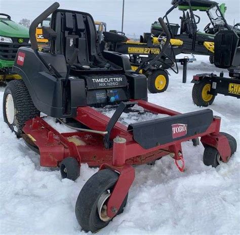 Toro Timecutter Mx 4260 42” Zero Turn Mower Kraft Auction Service Llc