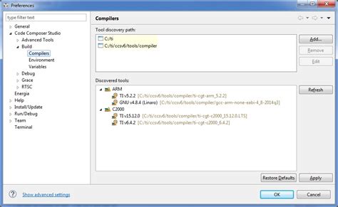 Problem In Importing C2000 Compiler 1590 Sts Built Project Code