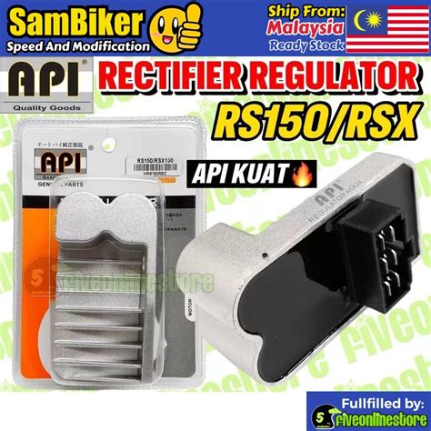 Rs150 Rectifier And Regulator Katab Lampu Rs150r Rs 150 Rsx150 Rs X Th Rectifier Injection Katap