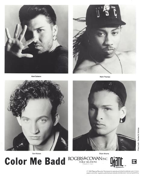 Publicity Photos Of Color Me Badd