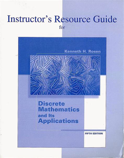 Discrete Mathematics With Applications Th Edition Solutions