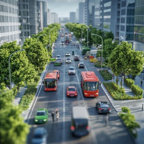 Smart Traffic Flow Optimization In Highdensity Urban Areas Premium Ai Generated Image