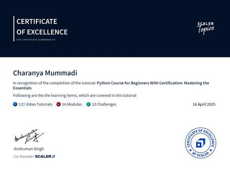 Scaleracademy Python Certification Learningjourney Programming