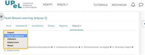 Tworzenie Kopii Zapasowej Kursu Celiid Agh