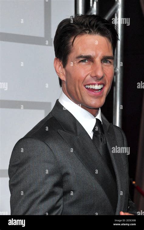 Cast Member Tom Cruise Arriving For The Premiere Of Valkyrie At Rose