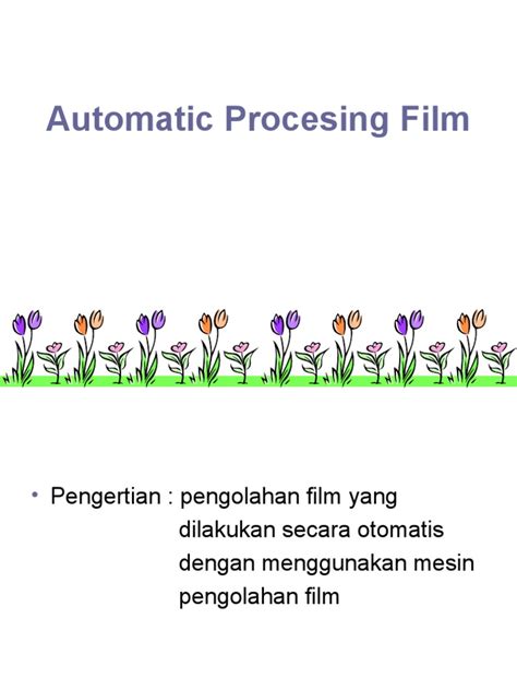 Automatic Film Processing Pdf