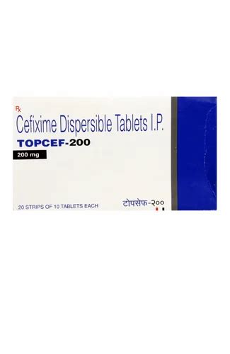 Topcef 200 Mg Packaging Size 1 10 Tablets At ₹ 2200 Box In Vasai